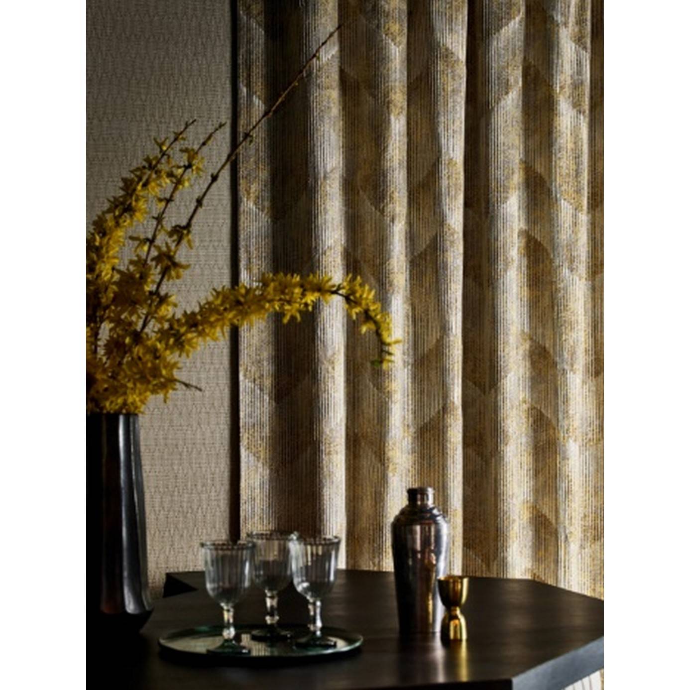 Escher Fabric - Silver | Jane Churchill Rousseau Fabrics | J0167-03