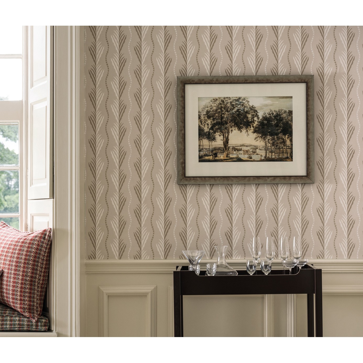 Meridor Wallpaper - Aqua | Nina Campbell Signature Wallpapers | NCW4494-02