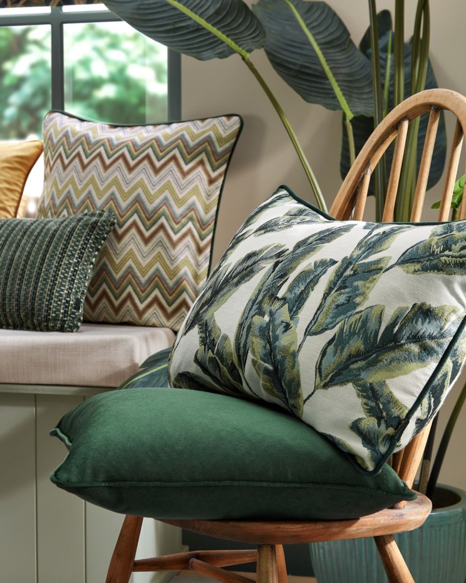 Antigua Fabric - Lagoon | ILiv Enchanted Garden Fabrics | EAGH/ANTIGLAG