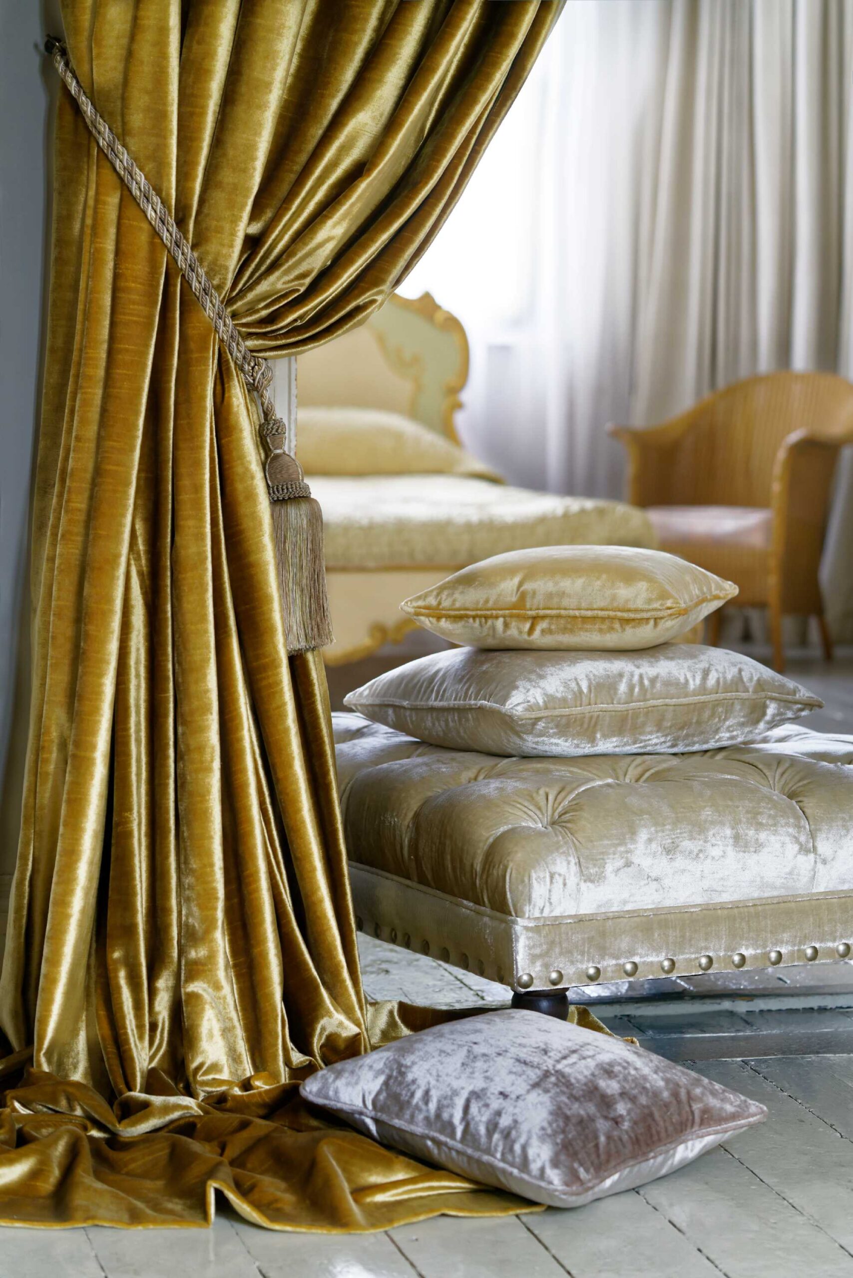 Allure Fabric - Riviera | Clarke & Clarke Allure Fabric | F1069/32