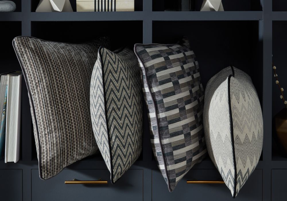 Chromatic Fabric - Bilberry | ILiv Geometrica Fabrics | EBCE/CHROMBIL