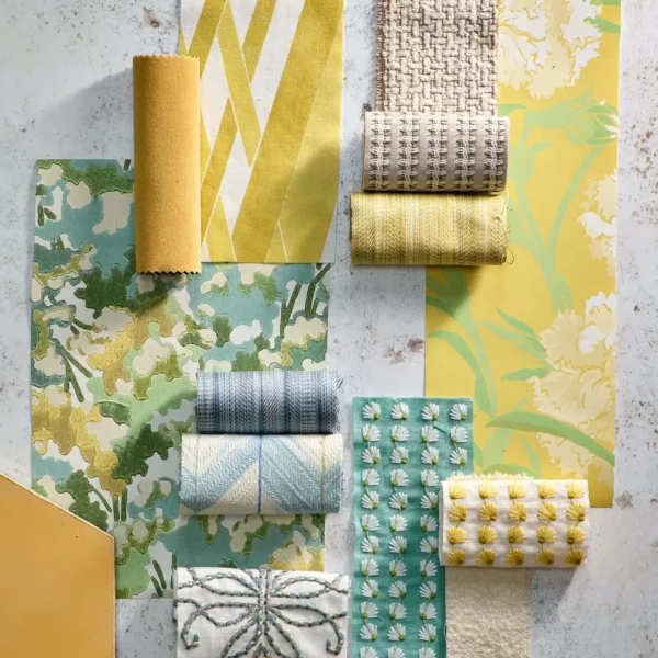Salice Wallcovering - Ochre / Sepia | Harlequin Idyllic Wallcoverings ...