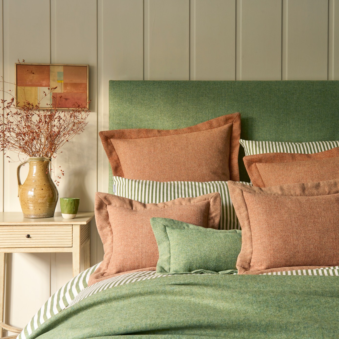 Tay Fabric - Biscuit | Linwood Fabrics Balvenie Fabrics | LF2357FR/001