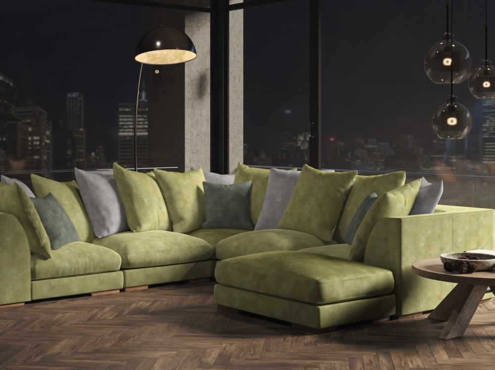 Manhattan Fabric - Airforce | Warwick Manhattan II Fabrics | MANHATTAN ...