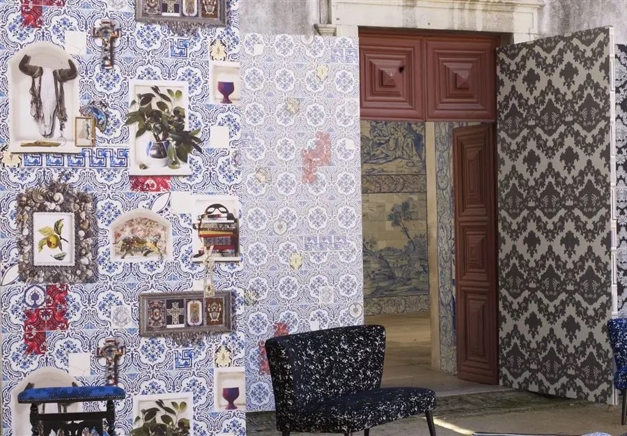 Alcazar Wallpaper - Safran | Christian Lacroix Carnets Andalous ...