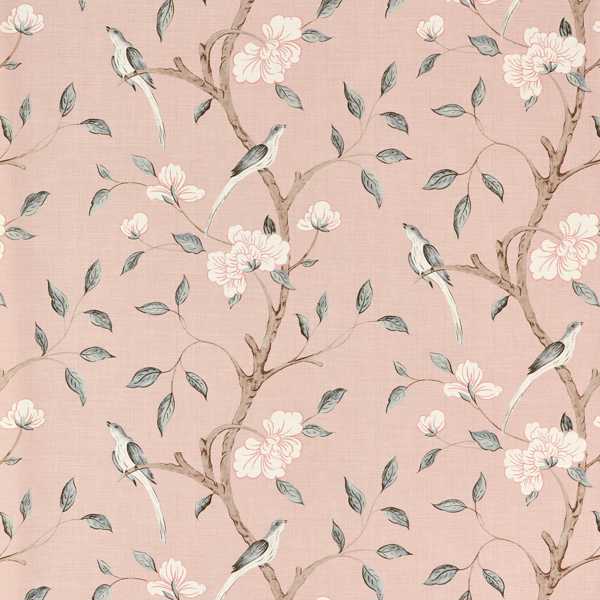 Eleonora Print Wallpaper Tuscan Pink | Arcadian Thames Wallpapers ...