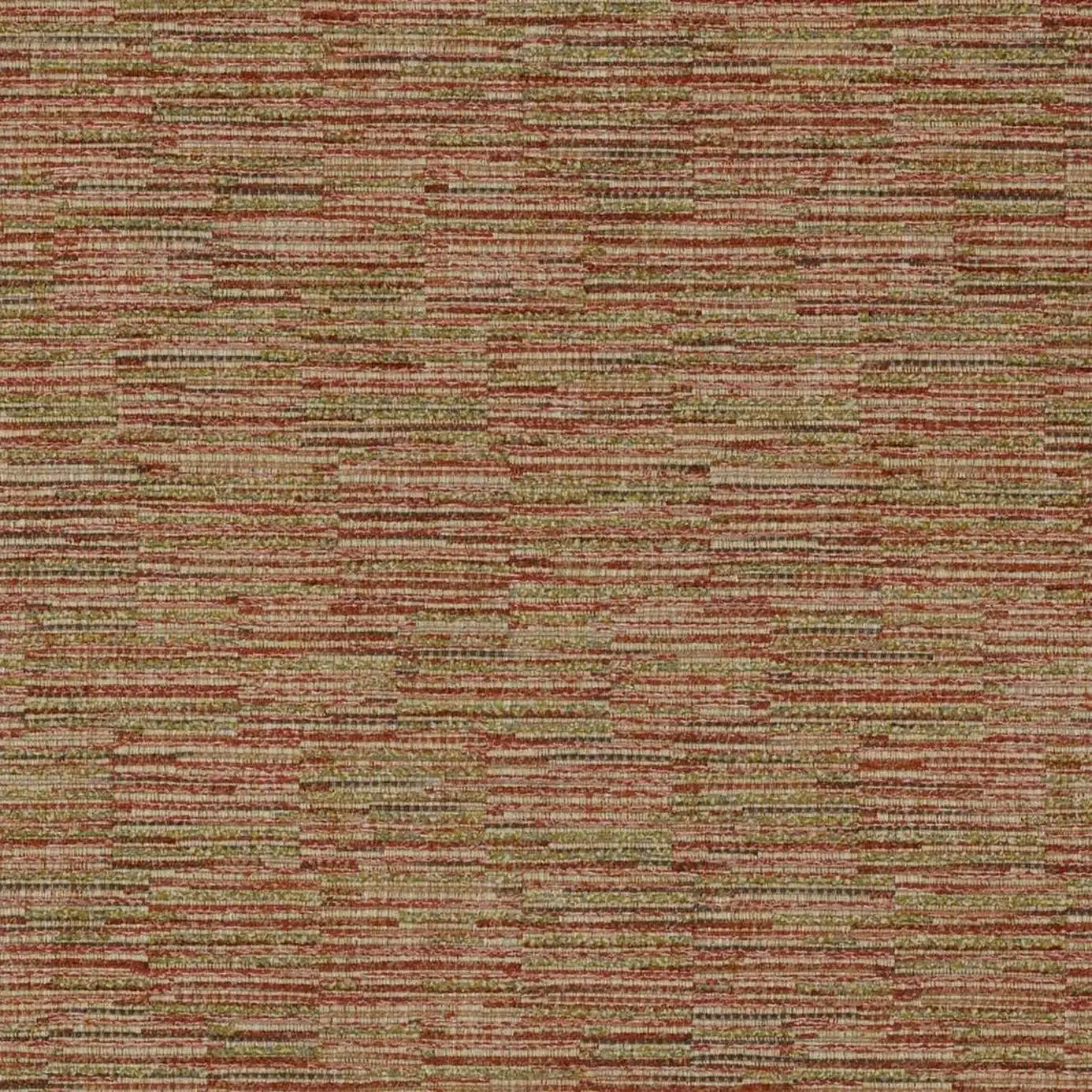 Carbery Fabric - Red / Moss | Colefax & Fowler Casey Fabrics | F4731-01