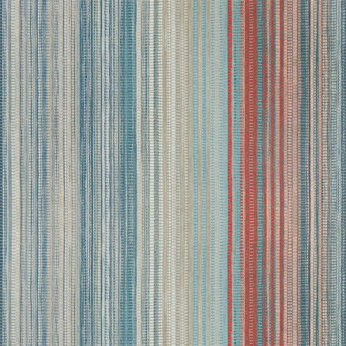 Spectro Stripe Wallpaper - Teal Sedona Rust | Harlequin Momentum ...