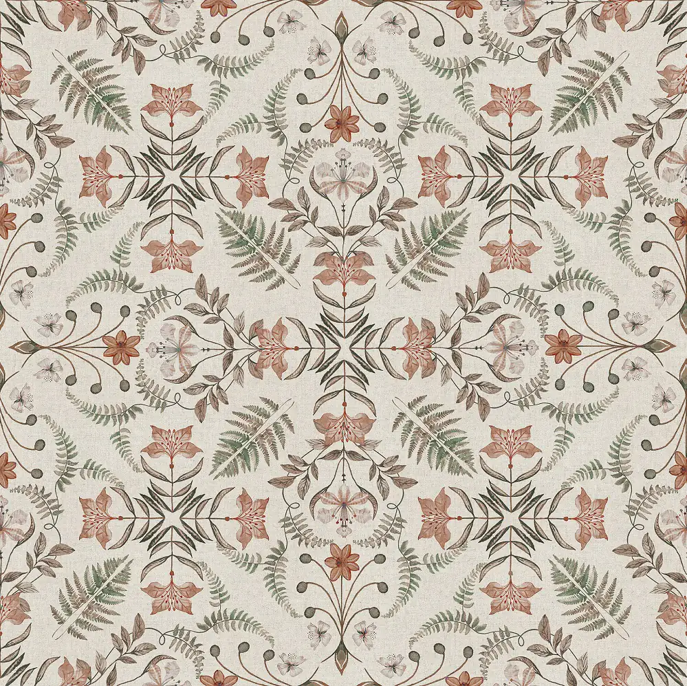 Fresco Fabric - Sienna | Chess Harmony Fabrics | K1948